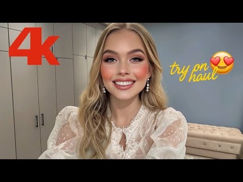 4K Micro Bikini,Lingerie & Transparent Try On Haul | Summer Mesh, Sheer Dresses & Chic Outfits