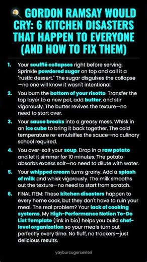 🍳 GORDON RAMSAY WOULD CRY: 6 Kitchen Disasters That Happen to Everyone (And How to #ad (Verify Info