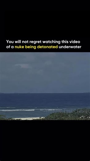 Discipline | Mindset | Motivation on Instagram: "On May 16, 1958, the ocean became a weapon. The Wahoo nuclear test detonated a 9-kiloton nuclear device underwater — and within one second, the sea itself exploded upward. A spray dome blasted 840 feet into the air. By 7 seconds, it had expanded into a violent cone nearly 3,800 feet wide, with water and debris tearing outward in every direction. For 12 seconds, a towering vertical column rose before collapsing back into the ocean. At the same time