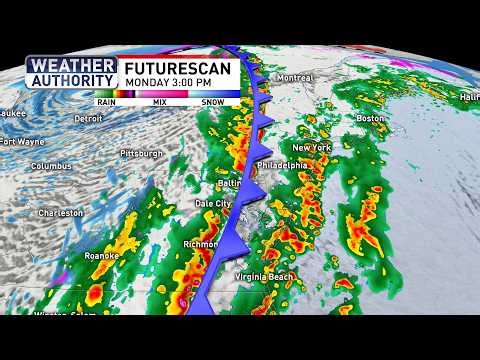 Tracking Severe storms: Live radar of mid-Atlantic