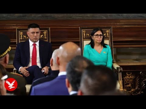 Venezuelan interim president condemns kidnapping of Maduro as she's sworn in