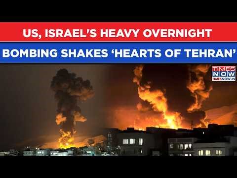 In Visuals: ISRAEL, US Strikes Shake ‘Hearts Of Tehran’ As IRAN Battles Heaviest Bombing Night?