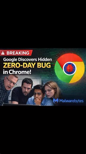 🚨 Breaking News: Google Chrome Dangerous Zero‑Day Bug Hackers secretly exploited this hidden vulnerability, and even Google engineers didn’t detect it in time. This means millions of users could be at risk without knowing it. Cybersecurity experts have now revealed the truth. Watch this video to understand: • What is the Zero‑Day Bug • How hackers used it • And how you can stay safe ⚠️ Update your Chrome immediately and stay protected. Follow for more real tech news & cybersecurity updates. #Go