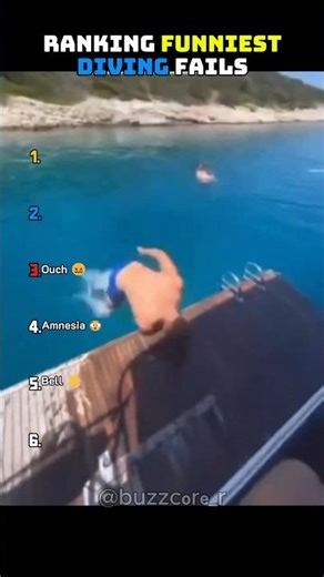 Ranking Funniest Diving Fails