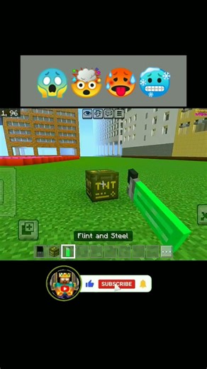 "most realistic graphics tnt explosion 💥 in Minecraft"