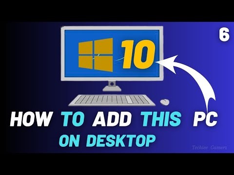 How To Add My Computer Icon On Desktop In Windows 10 In 2025