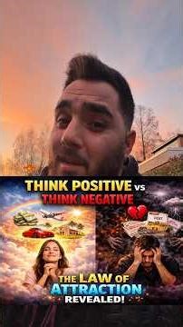 Think Positive vs Think Negative – This Is What the Universe Gives You #short #spiritual #subscribe