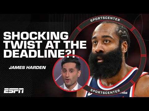 Shams is SURPRISED! James Harden looking to LEAVE the LA Clippers...for the Cavs? 👀 | SportsCenter