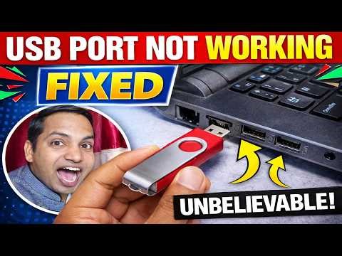 💥 FIXED 💥 USB Ports Not Working | USB Not Showing or Not Recognized in Windows 10/11