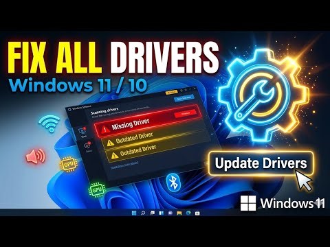 Fix Missing & Outdated Drivers on Windows 11/10 in 1 Click!