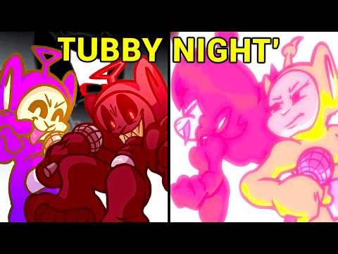 VS Tubby Night | Friday Night Funkin' Full Mod Showcase (Full Week / All Endings / Cutscenes)
