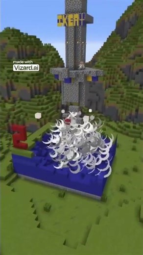 MR Beast setting the stage Breaking TNT World Records! in Minecraft gameplay