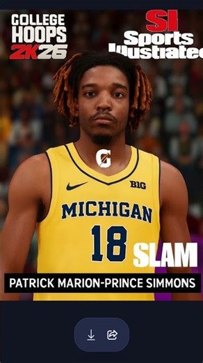 2k sports college hoops 2k26 Patrick Marion-Prince Simmons number 1 all american in the nation