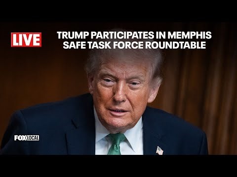 LIVE: President Trump participates in the Memphis Safe Task Force Roundtable