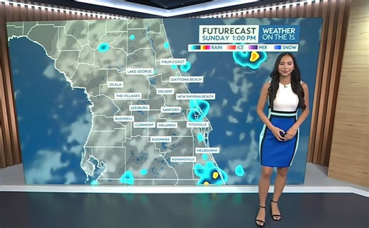 Wet afternoon forecast for Central Florida on Sunday