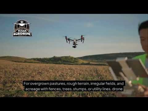 Texas Agridrone Services Helps Ranchers Fight Invasive Brush With Precision Drone Application
