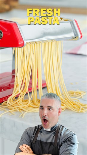 This is your sign to make FRESH PASTA at home 🍝 Slow down, flour the bench, and make pasta from scratch. There’s something really special about it. Just eggs, flour, and your hands. No rush, no noise… just the simple joy of turning a few humble ingredients into something that brings everyone to the table. This is how I grew up watching Nonna cook. Pasta wasn’t just food, it was a moment. A conversation. A little bit of love folded into every bite. And if you’ve ever thought fresh pasta sounds c