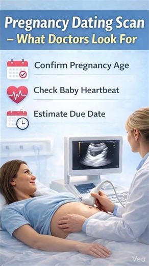 Pregnancy Dating Scan (8–12 Weeks) - Calculate Your Due Date (EDD) #shorts