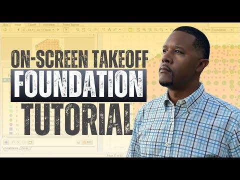 On-Screen Takeoff Structural Foundation Takeoff Tutorial | Full Quantity Takeoff | ConstructConnect