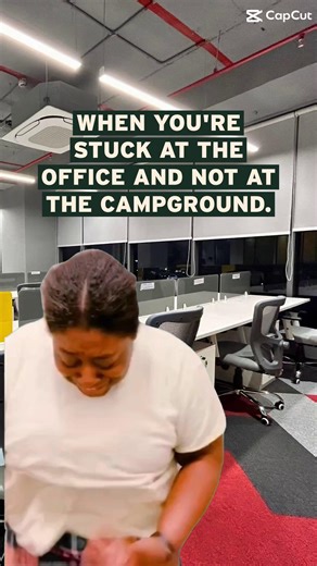 At work, dreaming of the campground...😭 Start planning your next RV trip at gorving.com! 🚐 #GORVING #RV #Travel #Camping #Meme #Vacation