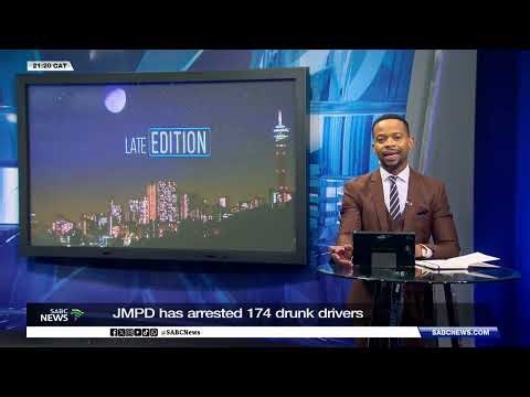 JMPD arrest 174 motorists for drunk driving