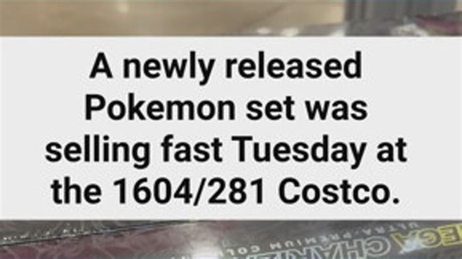Attention Pokémon card collectors! Mega Charizard boxes were spotted at the Costco at 1604 & 281. Within hours of today’s release, the store has nearly sold out. | KENS 5 & Kens5.com
