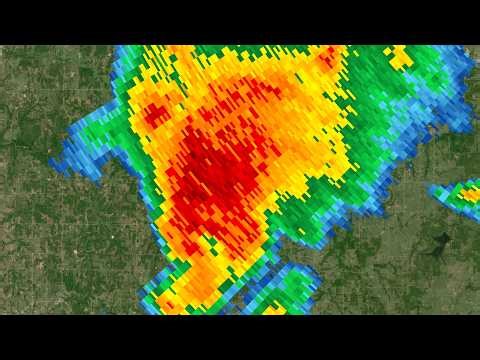 2026 Beggs, Oklahoma Supercell Radar Loop