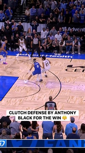 Anthony Black contests the jumper to secure the W for the Magic! 💪🔥 | NBA