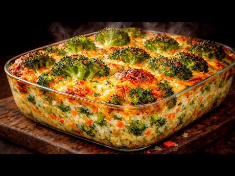 Oh my God, this broccoli is so delicious! I cook this vegetable casserole every weekend!