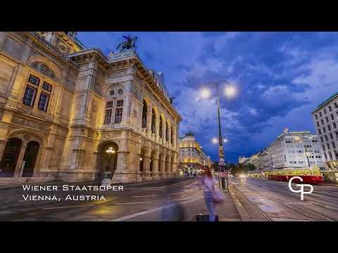 The Wiener Staatsoper, or Vienna State Opera, Vienna, Austria.