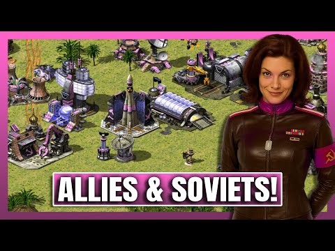 Red Alert 2 | Allies & Soviet Unite | (7 vs 1 + Superweapons)