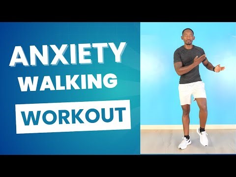 20 Minute ANXIETY Relief Walking Exercises To Boost Your Mood - FEEL-GOOD CARDIO WORKOUT