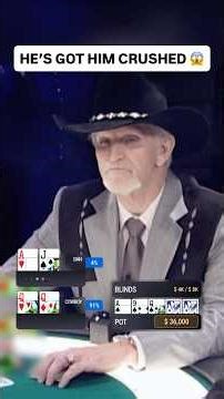 Cowboy ALL IN at WPT Final Table 🤠 #poker #pokerhands #casino