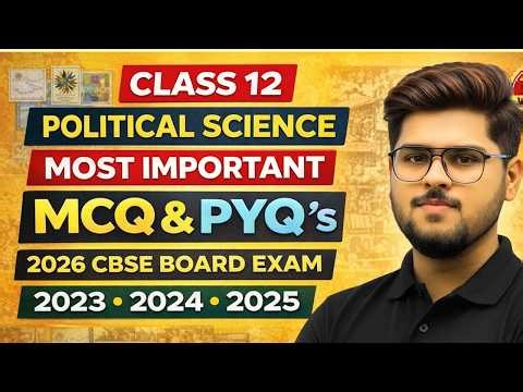 Class 12 Political science Most important OBJECTIVE BASED question answer 2026