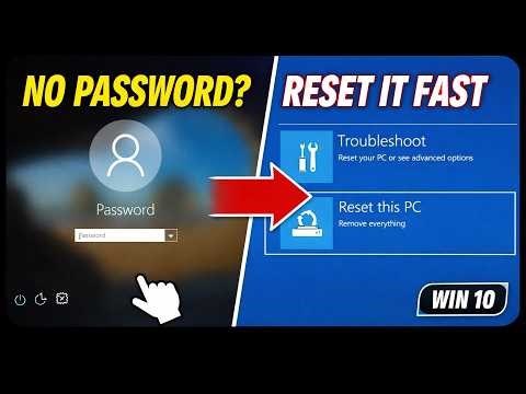 Forgot your Windows 10 or 11? - How to Reset Without the Password