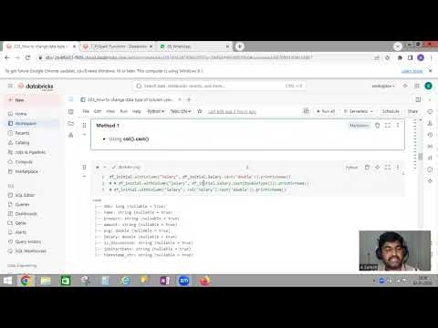 233. How to change data type of column using cast()? | #pyspark PART 233