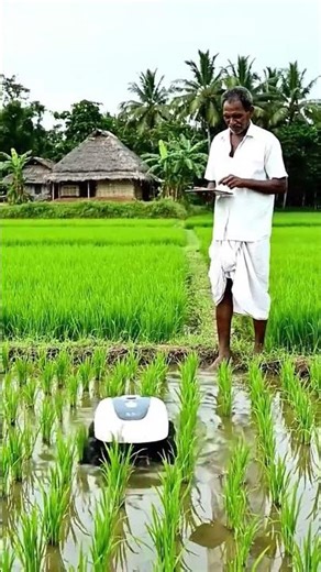 Weeding process in rice paddies using intelligent agricultural robots