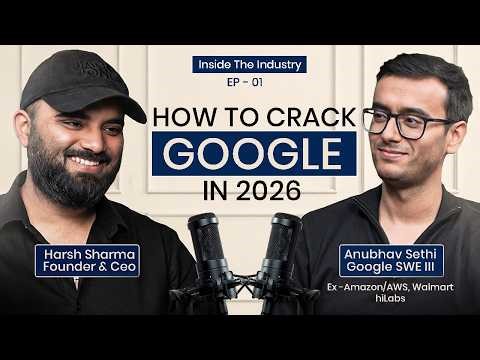 Getting into MAANG w/ Google SDE-3 | Inside the Industry Ep:01 | Sheryians x @anubhavintech