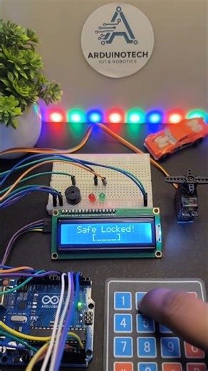 DIY Arduino Smart Door Lock | Keypad & Servo