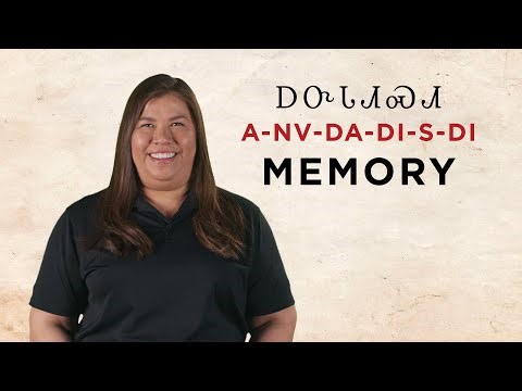 Cherokee Word of the Week: Memory