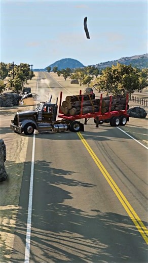 Realistic Highway Car Crashes #224