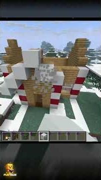 Cozy Christmas House 🎄 | Minecraft Build Shorts