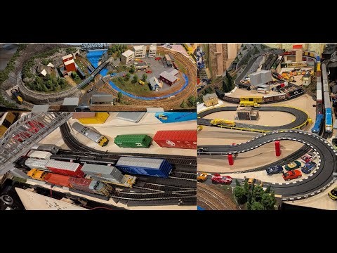 New Year New Layout Tour! Showing my N scale and HO scale layouts!