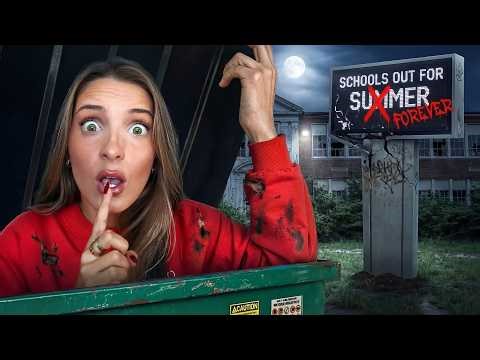 I Stealth Camped Inside Abandoned Schools!