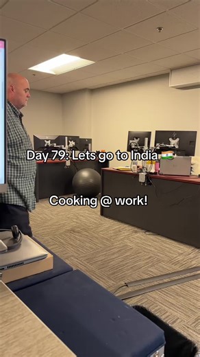 Cooking Butter Chicken for Coworkers at Work