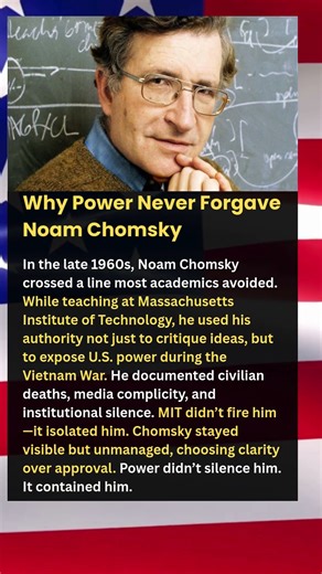 Why Power Never Forgave Noam Chomsky#shorts