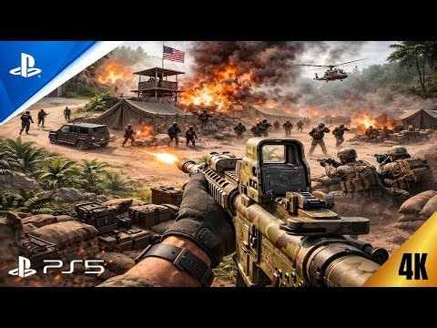 Call of Duty: WWII Campaign - Ultra Realistic Mission Death Factory PS5™ No Damage Run {4K60} FPS