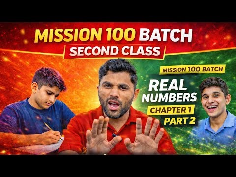 | Real Numbers Chapter | Class 10th | Part-2 Maths Full Concept Explained by Avneesh Gupta Sir 🎯