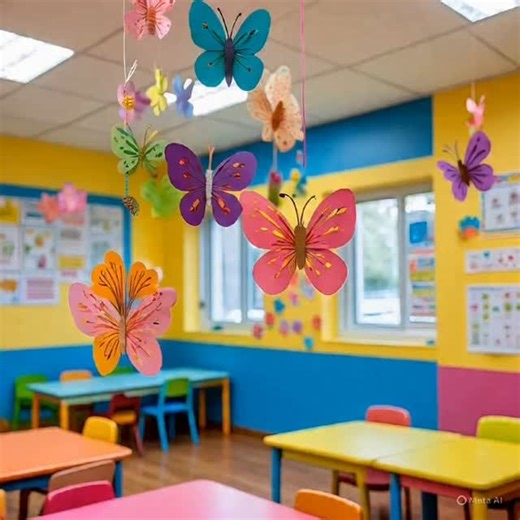 Beautiful butterfly Craft ideas for all #craft #decor #diy | Alpha kids :worksheets and activities