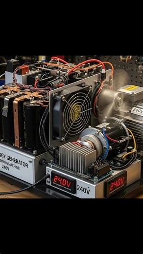 Free Energy Generator | Self-Running 240V Machine (Part-01) #FreeEnergy #EnergyGenerator #SelfRunning #ElectricPower #PowerGeneration | Oliver James